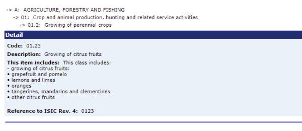 NAICS and NACE codes for market analysis
